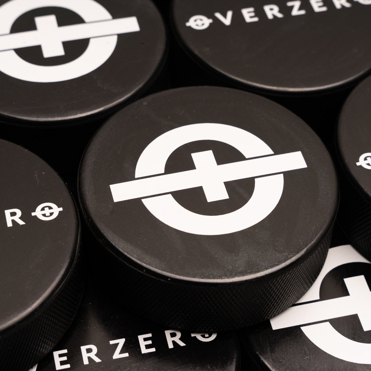 Custom Hockey Pucks with Edge Text & Logos – Perfect for Teams & Fans
