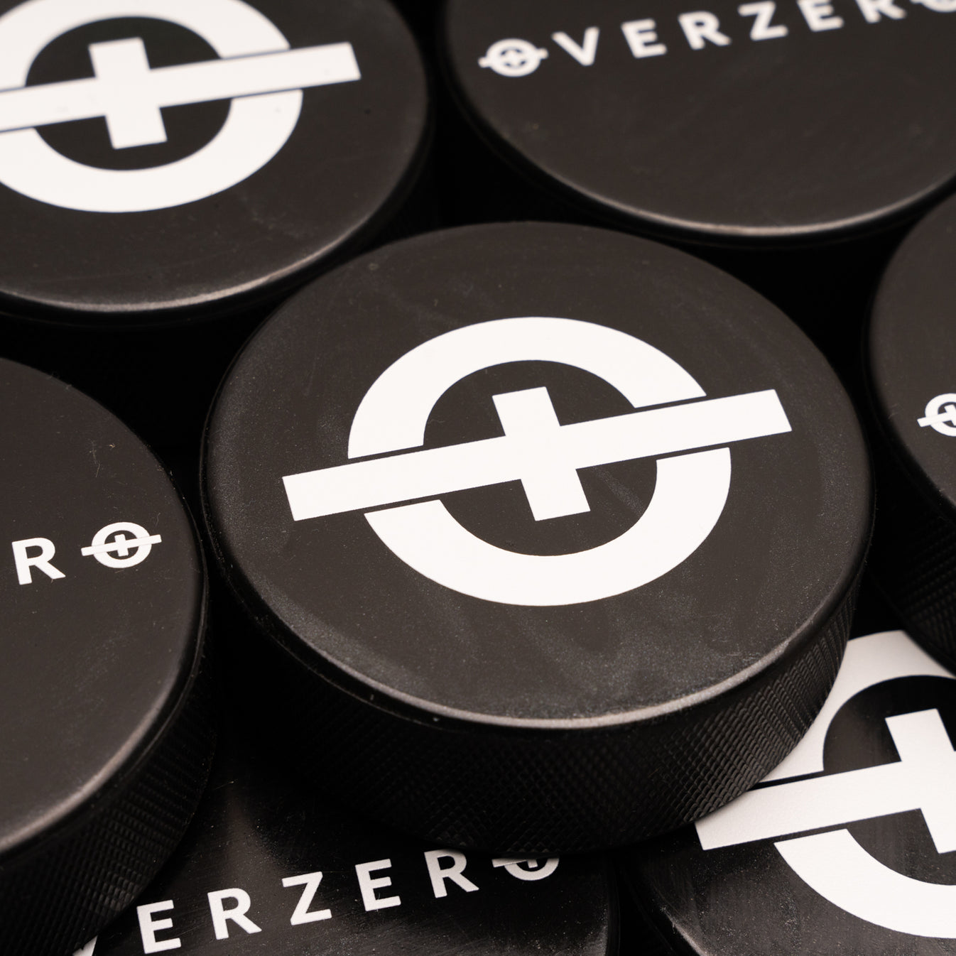 Custom Hockey Pucks with Edge Text & Logos – Perfect for Teams & Fans